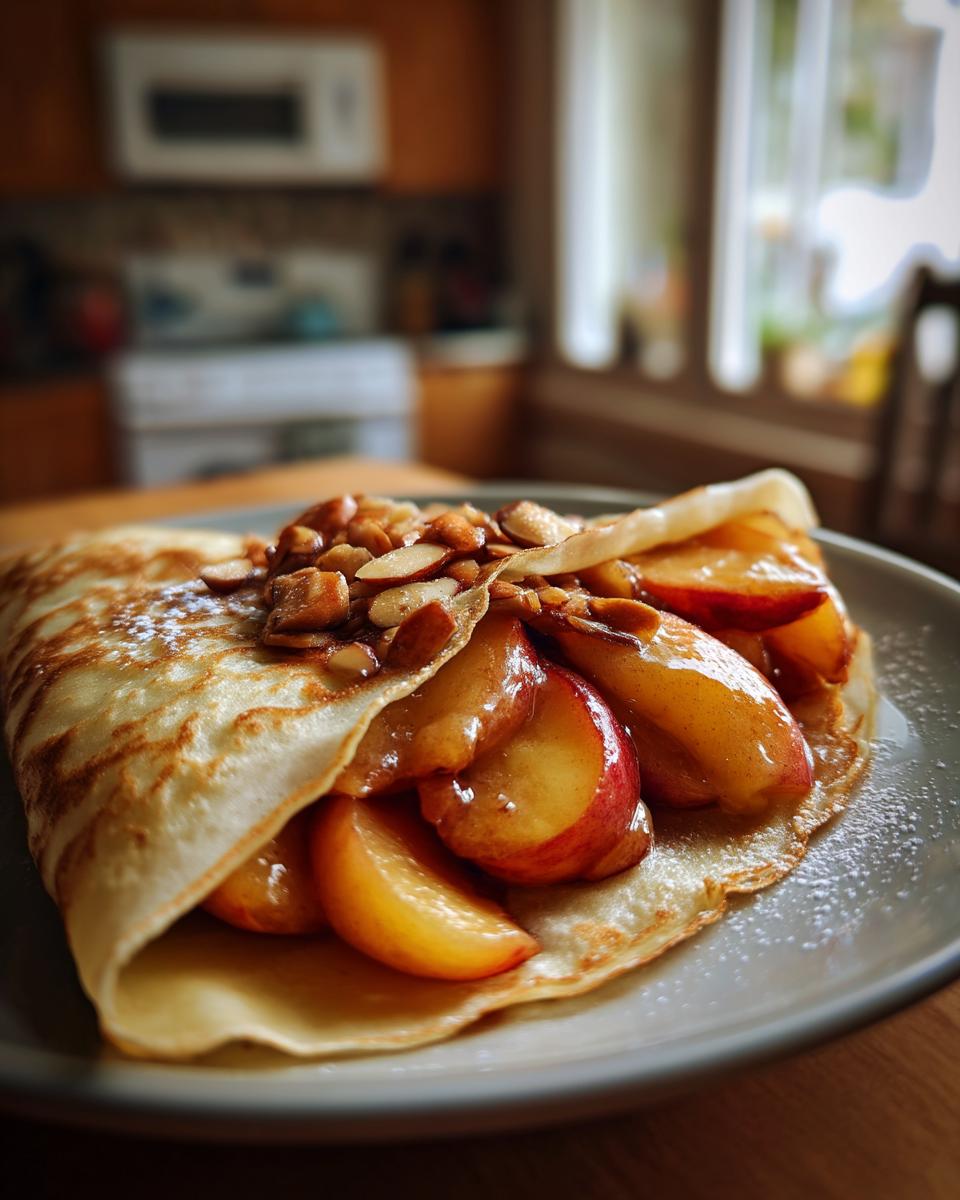 Fearless Peach Crepes with 1 Secret Ingredient - Recipesteen